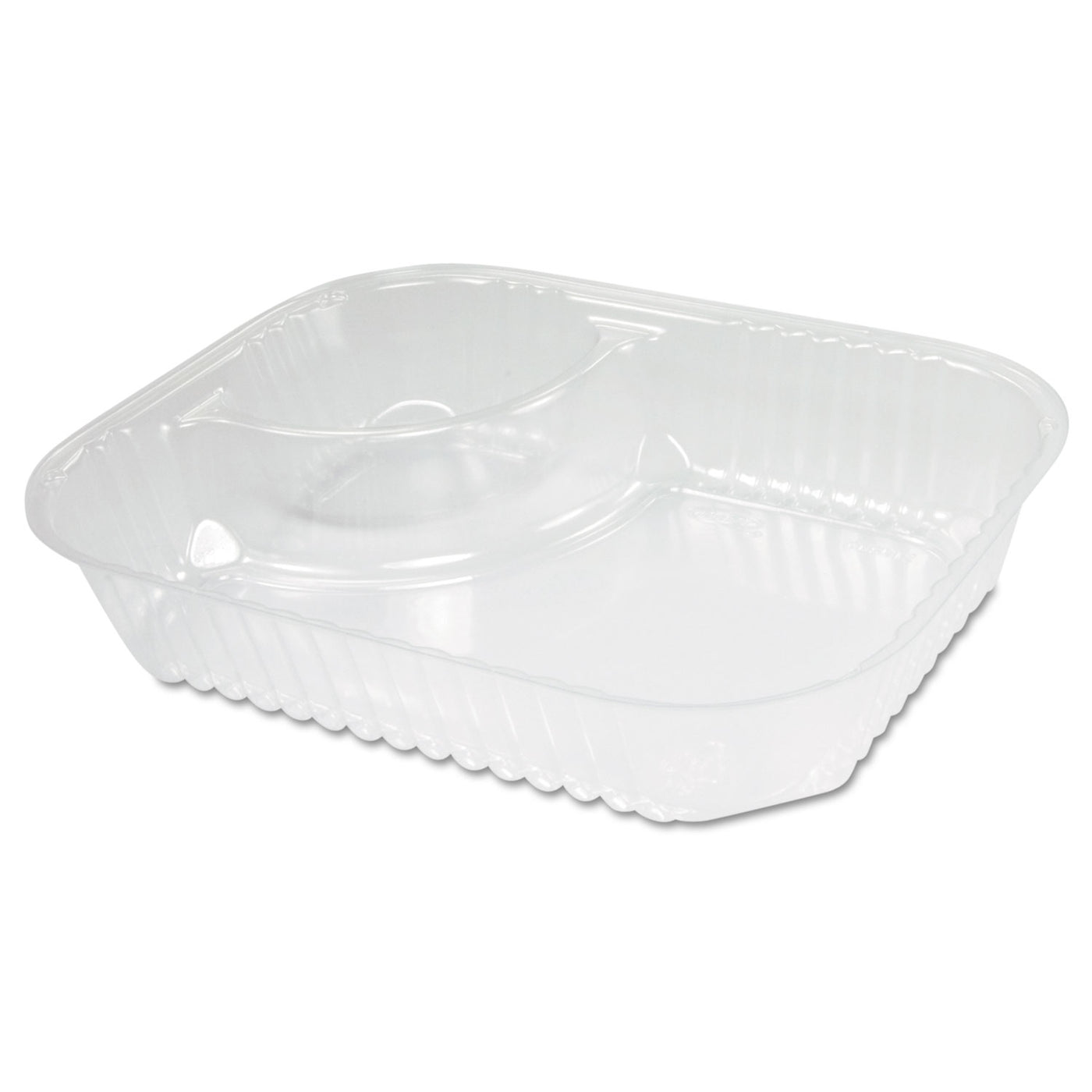 ClearPac Large Nacho Tray, 2-Compartments, Clear, 500/Ctn — One Source ...
