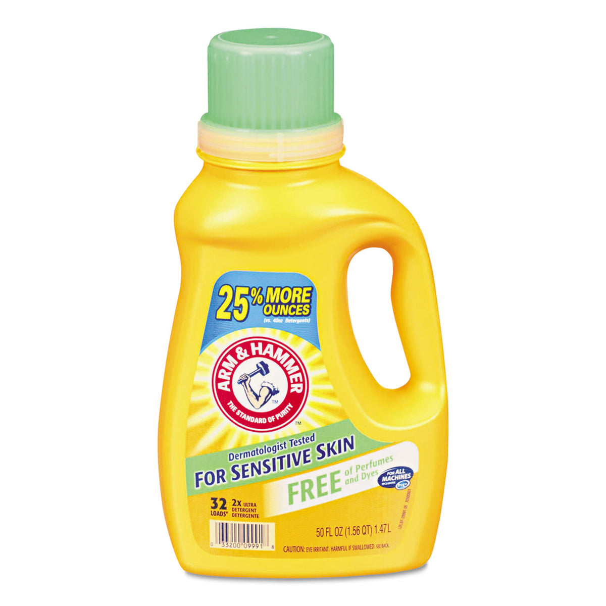 HE Compatible Liquid Detergent, Unscented, 50 oz Bottle — One Source Supply