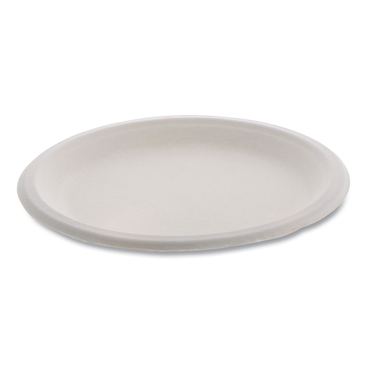 EarthChoice Compostable Fiber-Blend Bagasse Dinnerware, Plate, 9" Diam ...