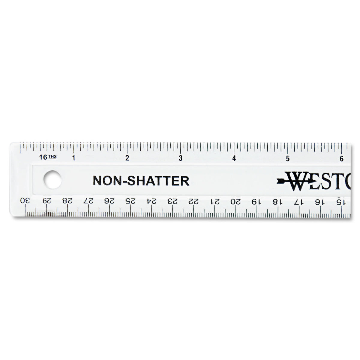 12" Shatterproof Ruler — One Source Supply